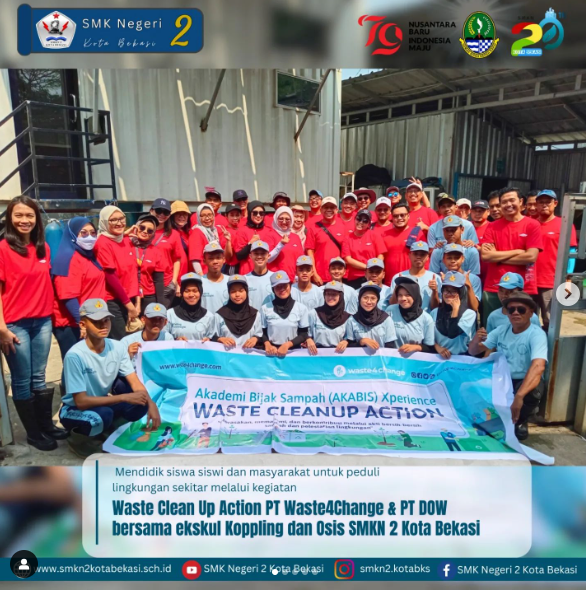 Kegiatan Waste Clean Up di sungai Pekayon bersama PT Waste4Change, PT ...