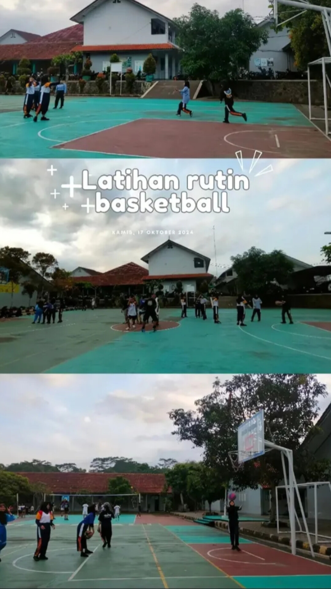 Tingkatkan Skill, Siswa SMKN 1 Kawali Gelar Latihan Rutin Ekstra Basket ...