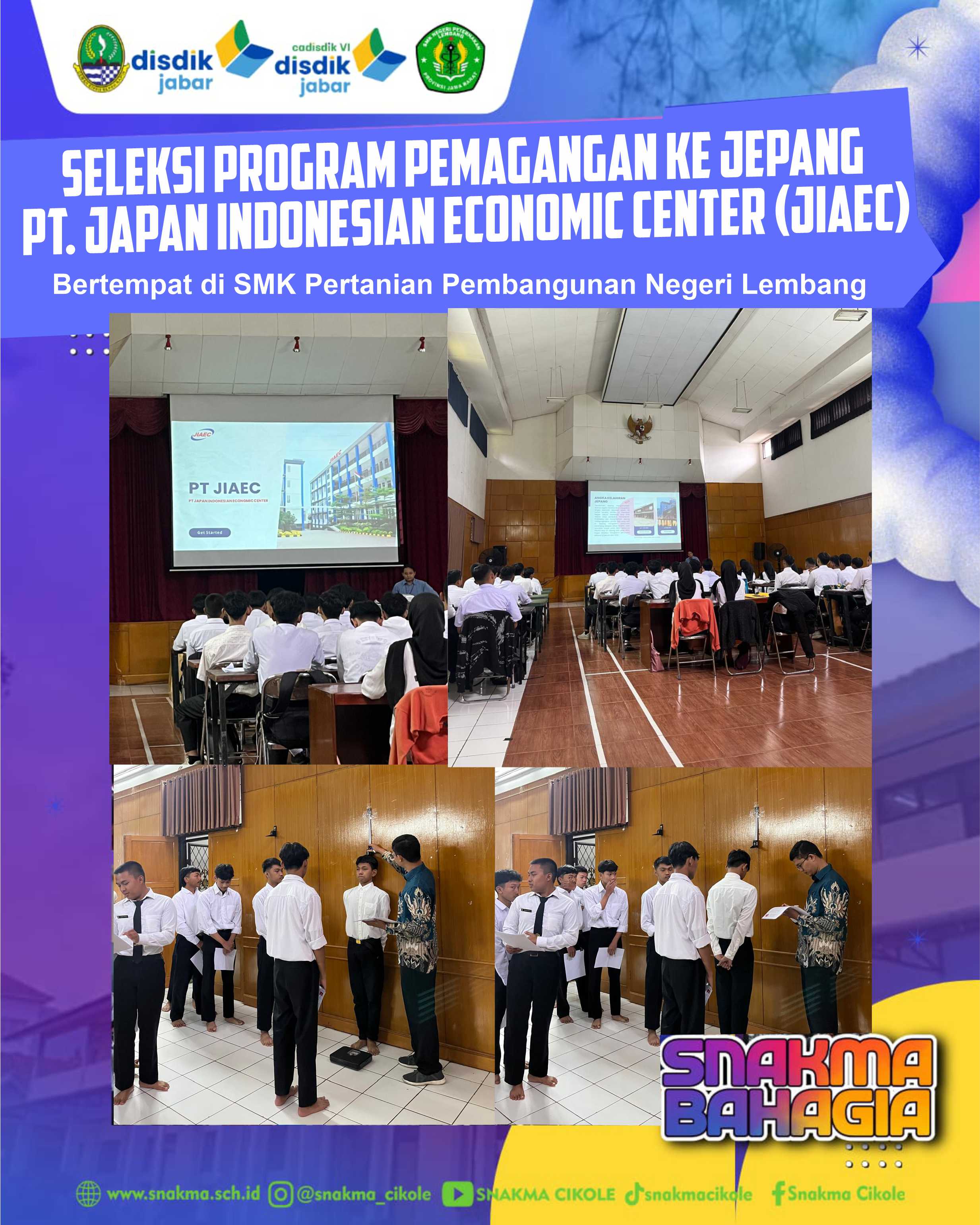 sosialisasi dan seleksi untuk Program Pemagangan ke Jepang yang ...