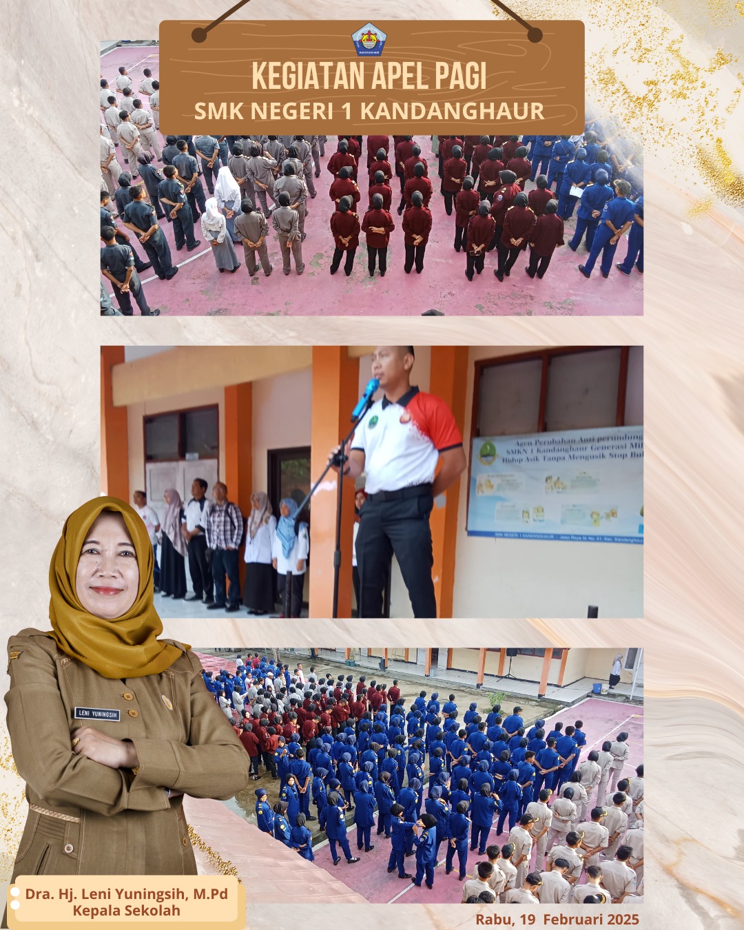 Berbicara pada Tempatnya Disaat Apel Pagi SMKN 1 Kandanghaur - Detail ...